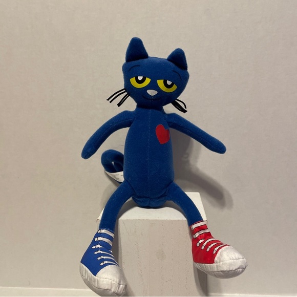 Toys | Pete The Cat Plush 11 Blue Doll James Dean Merrymakers Stuffed ...